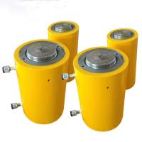 China Single-Acting Lock Nut Low Height Hydraulic Jack for sale