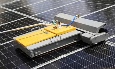 Cina Solar Panel Cleaning Robot Dry Cleaning Rain Induction Photovoltaic Panel Cleaning in vendita