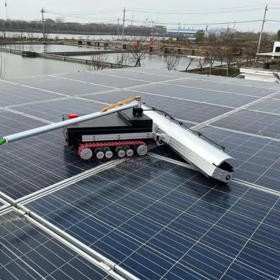 Cina Robot di pulizia dei pannelli fotovoltaici di fascia alta asciugatura automatica / lavaggio senza acqua pannello solare robot di pulizia per pannelli fotovoltaici in vendita