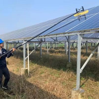 China Solar Panel Cleaning Rotating Brush Double-Head Solar Panel Cleaning Robot Equipment for sale