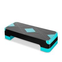 China 68CM Adjustable Aerobic Step Platform For Beginners With 2 Risers for sale