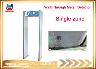 China Single zone Portable and folding walk through metal detector for sale for sale