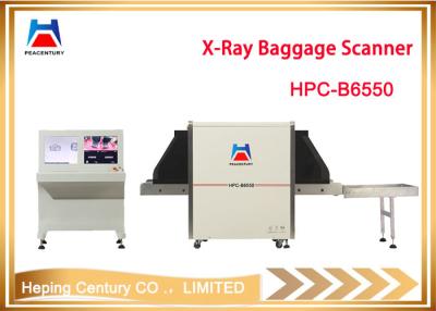 China máquina del rayo del bolso x del escáner del equipaje de 6550 radiografías para comprobar la aguja, metal, perno en venta