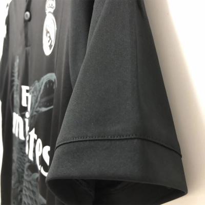 Cina Retro Jersey d'annata su ordinazione neri di calcio dei Jersey di calcio del club in vendita
