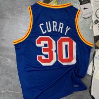China Curry Blue Polyester 30 Basketball Training Jerseys Breathable for sale