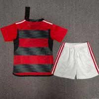 China Red Quick Dry Kids Custom Soccer Jerseys With Logo for sale