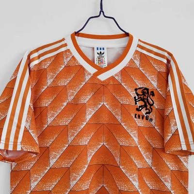 Cina Retro Jersey di calcio delle vecchie di calcio maniche bianche asciutte rapide rosse dei Jersey in vendita