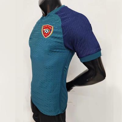 중국 100% Polyester Fabric Custom Team Jersey Twill/Plain Pattern Teal Color 판매용