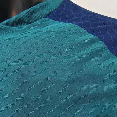 중국 100% Polyester Fabric Custom Team Jersey Twill/Plain Pattern Teal Color 판매용