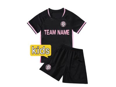 Cina Addestramento su ordinazione di concorso di calcio del calcio di produttore degli uomini su ordinazione neri di vendita di alta qualità uniforme del jersey 2324 in vendita