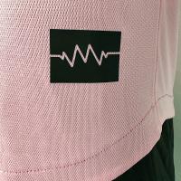 China Pink Durable Breathable Polyester Player Edition Jersey Logo Printing for sale