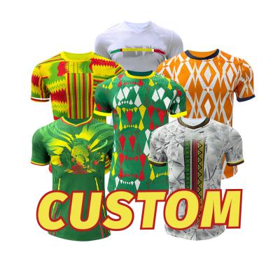 Cina 2023-2024 Africa Ghana National Team Jersey Cutting-Edge 100% Polyester Fabric in vendita