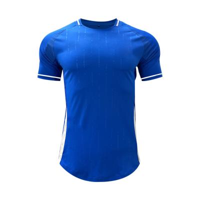 Cina 23-24 Mali Polyester Fiber Football Team Jersey Long Lasting Blue / Red / Green Jersey in vendita