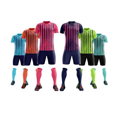 중국 Personalized Football Jersey Set for Men Women Child Personalized Name Number Team Color 판매용