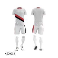China Customize Your Style: Red & White Jerseys Tailored Just For You! for sale