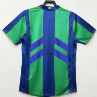 China Blue Red Polyester Vintage Retro Soccer Jerseys Quick Dry for sale