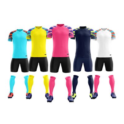 중국 우리와 함께 당신의 꿈 축구 셔츠를 사용자 정의 직물 무게 140gm 보라색 또는 흰색 판매용