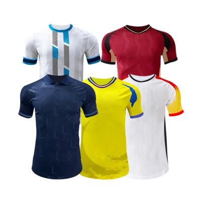 China White Blue Green Yellow Black Player Version Jersey with Team Logo and Polyester Material for sale