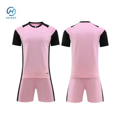 중국 성인 사이즈, 숨쉬는 폴리에스터 축구 셔츠 - 대담한 검은색, 매치 준비, 수분 제어 기술 판매용