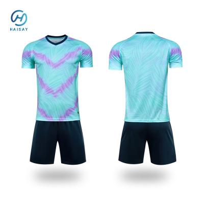 China Customizable Player Name Children's Soccer Sportswear Set with Polyester Fabric Back Name Placement Flexible MOQ for sale