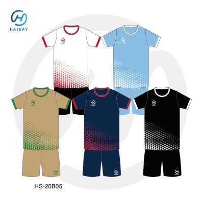 China Personalize o seu estilo Adultos e crianças Tamanhos Uniformes da equipe Tecido respirável e seco rápido à venda