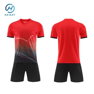 Китай Высококачественные футбольные майки - Индивидуальный логотип команды, размеры для взрослых и детей, влагоотводящие и дышащие, прямая поставка с фабрики спортивной одежды продается