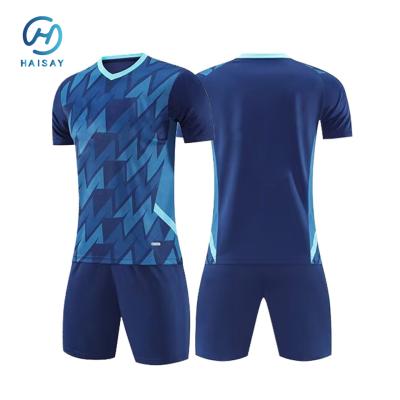 China Custom Team Soccer Jersey with Quick Dry Material 160gsm Polyester and Moisture-Wicking Fabric for sale