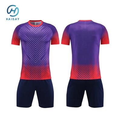 China Custom Team Soccer Jersey with Quick Dry Material, Moisture-Wicking, and Lightweight 160gsm Polyester for Optimal Performance for sale