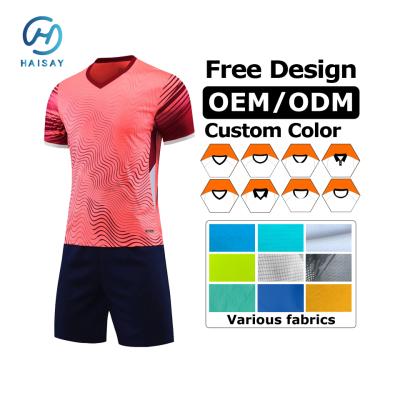 China Custom Soccer Jersey Personalized Player Shirt with Name Number Team Logo for sale