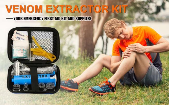 Saferlife venom extractor kit with multiple cups