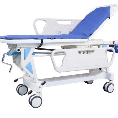 China High quality bed medical ambulance transportation stretchers trolley a wheeled stretcher used to transport patients for sale