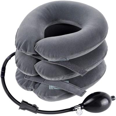 China Best selling neck support brace collar stretcher hammock portable tattoo shirt cervical traction device home for sale