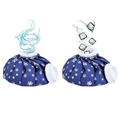 China Reusable Ice cold packs hot water Bags different size therapy  Pain Relief hot water ice bag blue green color for sale