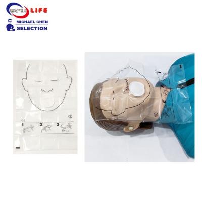 中国 China manufacturer Dispenser Disposable CPR manikin training face shield mask 販売のため