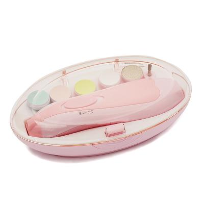China Baby adult pets Nail Trimmer Upgraded Safe Electric Baby Nail file grinder Baby Nail File with LED Light for sale