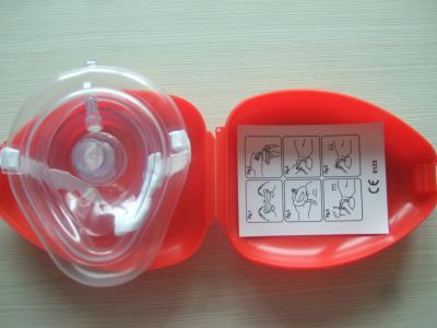 China Pocket Replacement One Way Valve Cpr Mask Emergency With Hard Case for sale