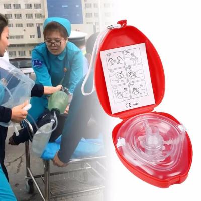 China Pocket Replacement One Way Valve Cpr Mask Emergency With Hard Case for sale