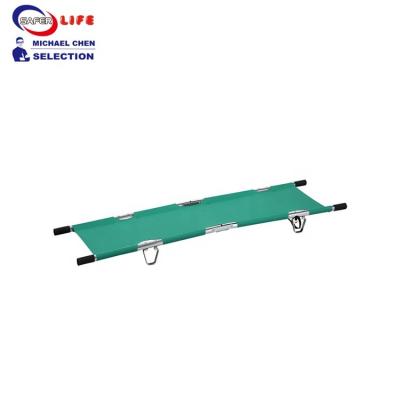 China China manufacturer Wholesale 973 emergency aluminum foldable stretcher for hospital ambulance folding stretcher à venda