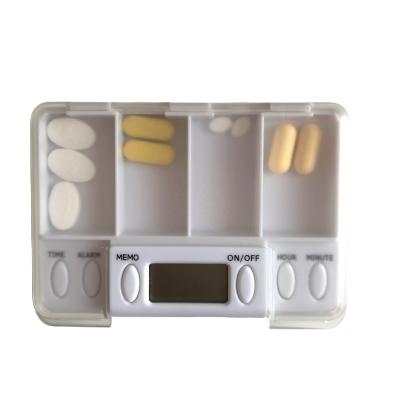Cina Wholesale Electric Digital Pill Box Case With Alarm Weekly Pill Case Pill Container in vendita