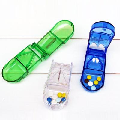China Wholesale portable pill cutter travel pill box cutter box for sale
