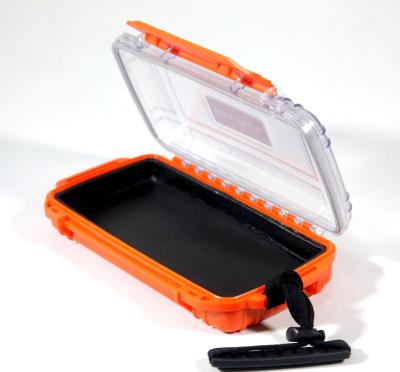 China Passed IP68 ABS waterproof  case with transparent cover  for diver  keep goods  dry   tool holder  with strap  ABS container for sale