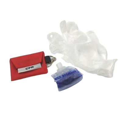 China Saferlife CE cpr manikin face shield mask cpr life keychain kit for sale