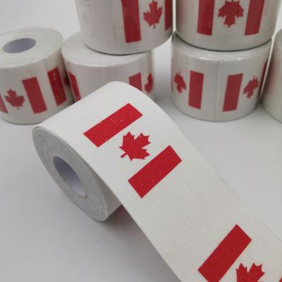China Wholesale elastic cotton fitness support tape tear able stretch tape  fabric thums muscle tape for sale