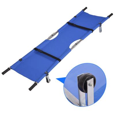 China Wholesale Aluminum Emergency Two-Folding Stretcher For Hospital  Used for sale