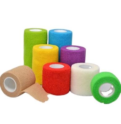 中国 No -woven cohesive bandage use for different parts of body and animal  elastic bandage   for  sport tape 販売のため