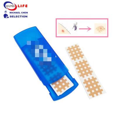 China wholesale mosquito bite patch cross acupuncture grid tape pain releave for sale