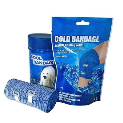 China Ice Cold Bandage Family Care Sport Ankle Knee  Muscle Swelling Twisted  Wrap Elastic  Bandage for sale
