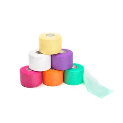 China 2022 Prewrap Multi Color Pe Sports Tennis Volleyball Under Wrap Foam Cohesive Bandage Gauze Tape for sale