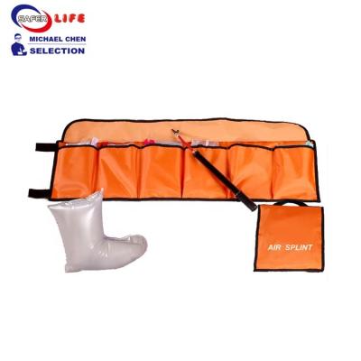 Cina Medical first aid set of 6 inflatabile spinta di plastica air filled in vendita