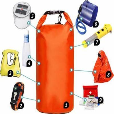 China Morden Style First Rescue Kit Aid Emerg Waterproof Emergency full set Bags Big Flood Life-Saving Survival Gear And Equipment for sale